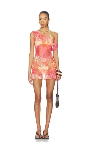 DONDE ESTEBAN Toronja Salpicon Mini Dress - Multi