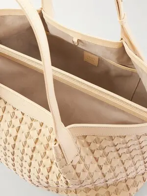 SERAPIAN Secret Large Woven Leather Tote