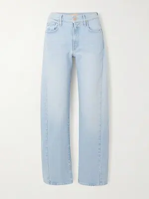 MOTHER The Half-pipe Hover Mid-rise Wide-leg Jeans