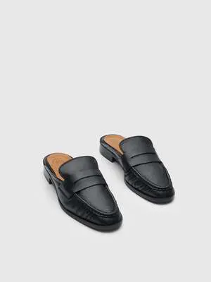ATP ATELIER Capriana Nappa Slip-ins - Black