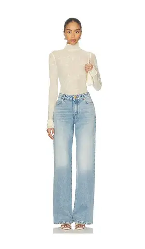 Free People You Decide Longsleeve With Floral Applique