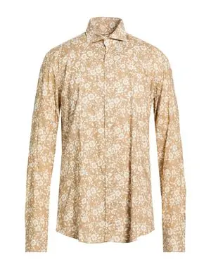BASTONCINO Shirt Size Viscose, Linen - Beige