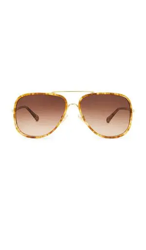 Chloé Tubolar Sunglasses - Brown