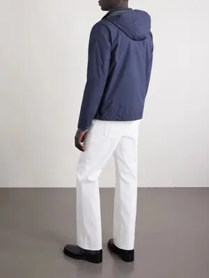 Herno Shell Hooded Jacket - Blue