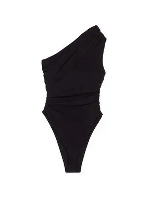 Maje Asymmetric One-shoulder Bodysuit