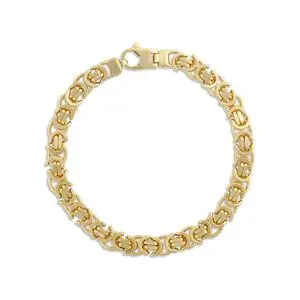 TOSCANO 14k Yellow Gold Byzantine Link Bracelet - Yg