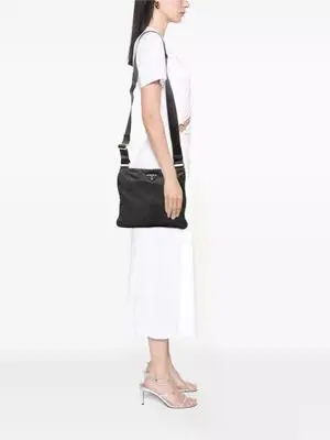 Prada Tessuto Zip Top Crossbody Bag
