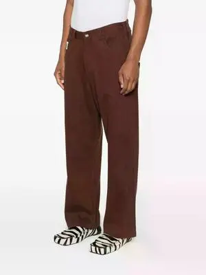 BODE Patch-detail Trousers - Brown