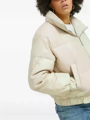 Abercrombie Padded Zip Jacket - Neutrals