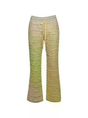 WHO DECIDES WAR Distressed Track Pants - Neutrals