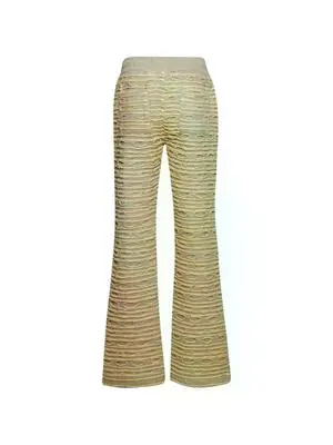 WHO DECIDES WAR Distressed Track Pants
