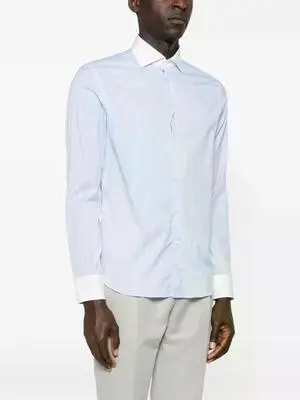 Canali Striped Shirt - Blue