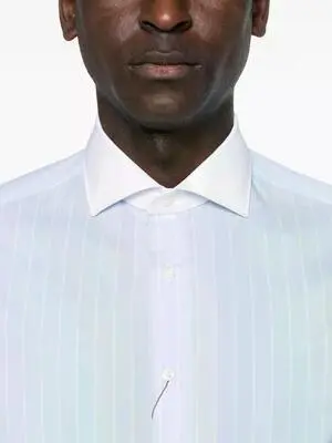 Canali Striped Shirt - Blue