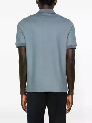 Canali Contrast-trim Polo Shirt