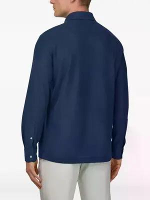 Boggi Milano Jersey Polo Shirt - Blue
