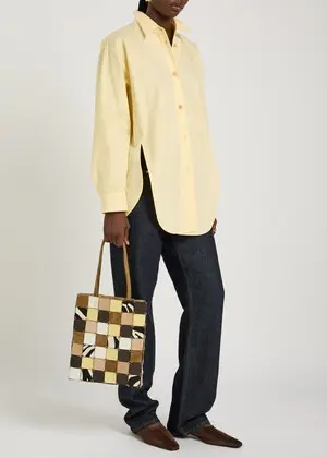 Khaite Emma Small Panelled Tote Bag