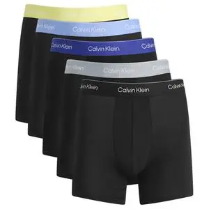 Calvin Klein Icon Boxer Brief 5 Pack - Black/blue/green/grey