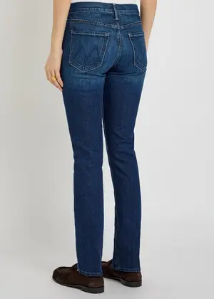 MOTHER The Rascal Skimp Slim Tapered-leg Jeans - Indigo