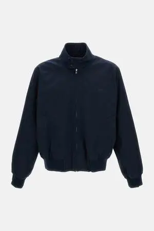 A.p.c. A.P.C. Bomber Jacket With Embroidered Logo Blu