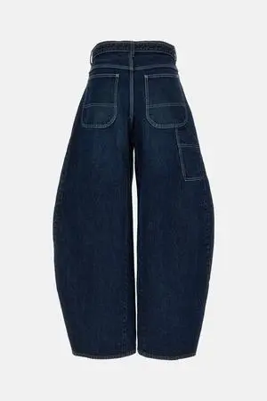 Sacai Wide-leg Denim Trousers