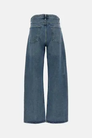 AGOLDE Arc Jeans With Interlaced Straps - Blue