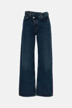 AGOLDE Arc Jeans With Criss-cross Closure - Blue