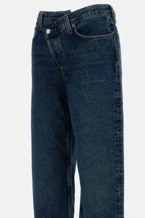 AGOLDE Arc Jeans With Criss-cross Closure - Blue