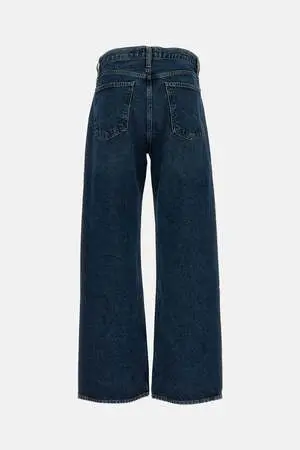 AGOLDE Arc Jeans With Criss-cross Closure - Blue