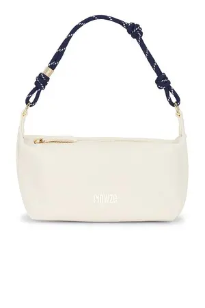 Flowze Flo Denim Pouch Bag - Off White  Orange  & Blue