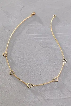 ATMA PREMA Heart Chain Necklace - Gold