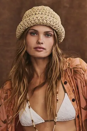 Free People Sailor Straw Hat - Neutral