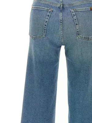 7 For All Mankind Modern Dojo Wide Leg Jeans - Blue