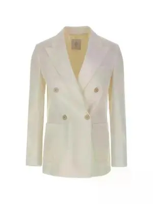 Eleventy Double-breasted Blazer - Neutrals