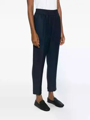 Brunello Cucinelli Elasticated-waistband Trousers - Blue