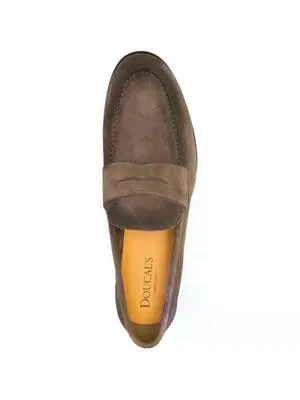 DOUCAL'S Suede Loafers - Brown