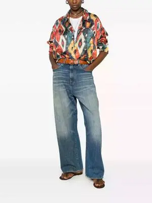 R13 Straight Leg Five-pocket Jeans