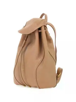 GIANNI CHIARINI Violette Contrast-stitch Drawstring Backpack