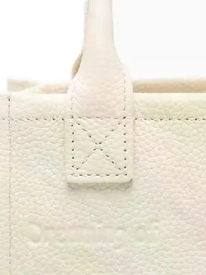 MC2 SAINT BARTH Mini Logo-embossed Tote Bag - White