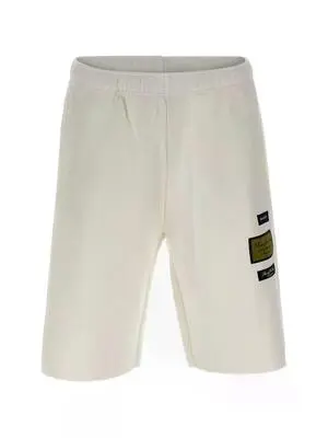 MAISON MARGIELA Logo-patch Track Shorts - Neutrals