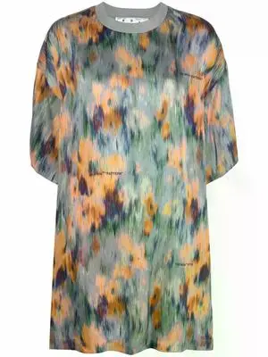 Off-White T-shirt Dress