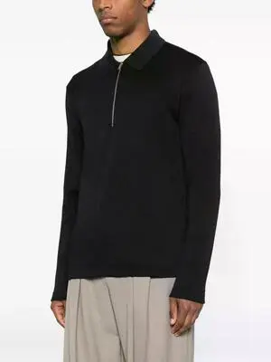 JIL SANDER Half-zip Polo Shirt - Blue