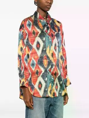 R13 Diamond-print Shirt