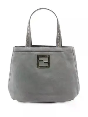 Fendi Nubuck Ff Chains Tote Bag