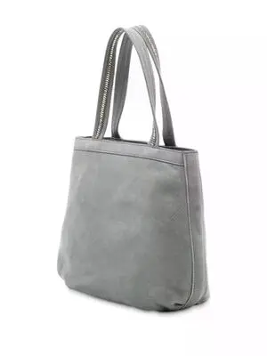 Fendi Nubuck Ff Chains Tote Bag
