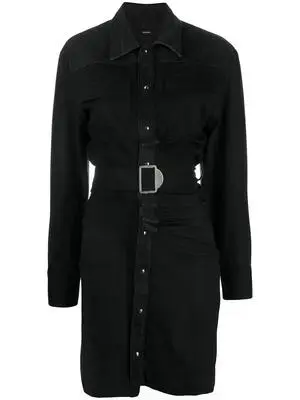 DIESEL® Belted Shirt Dress