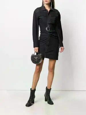 DIESEL® Belted Shirt Dress
