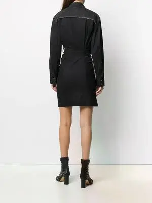 DIESEL® Belted Shirt Dress