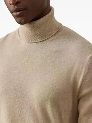 Ralph Lauren Purple Label Turtleneck Cashmere Sweater - Neutrals