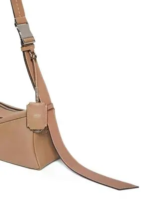 Max Mara Leather East West Shoulder Bag - Neutrals