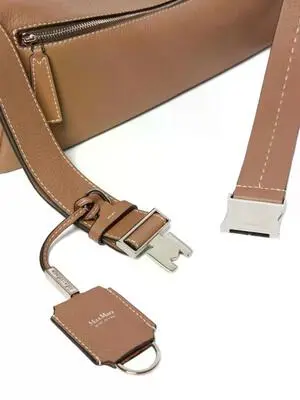 Max Mara Leather East West Shoulder Bag - Neutrals